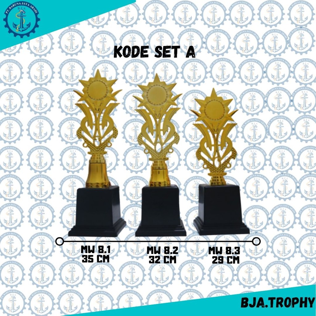 Jual PIALA SET JUARA 1,2,3 KODE SET A MARMER TELUR BEBAS PILIH FIGURE ...