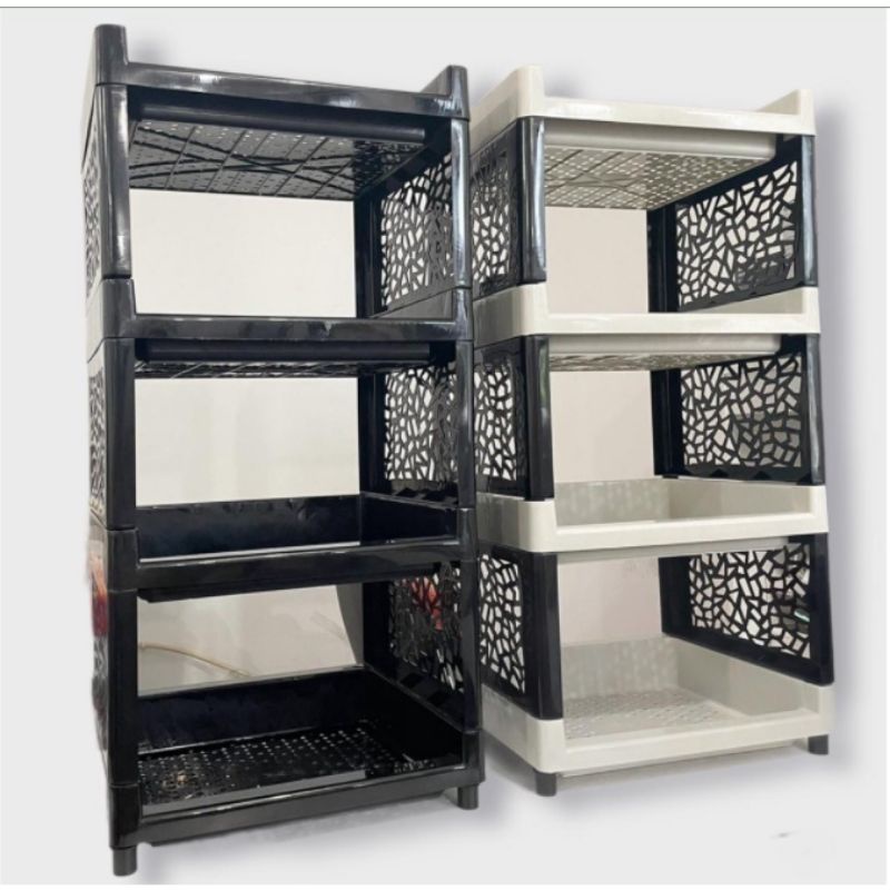 Jual Rak Yoyo/Rak 4 Tingkat/Rak Plastik 4 Susun/Rak Plastik Serbaguna ...