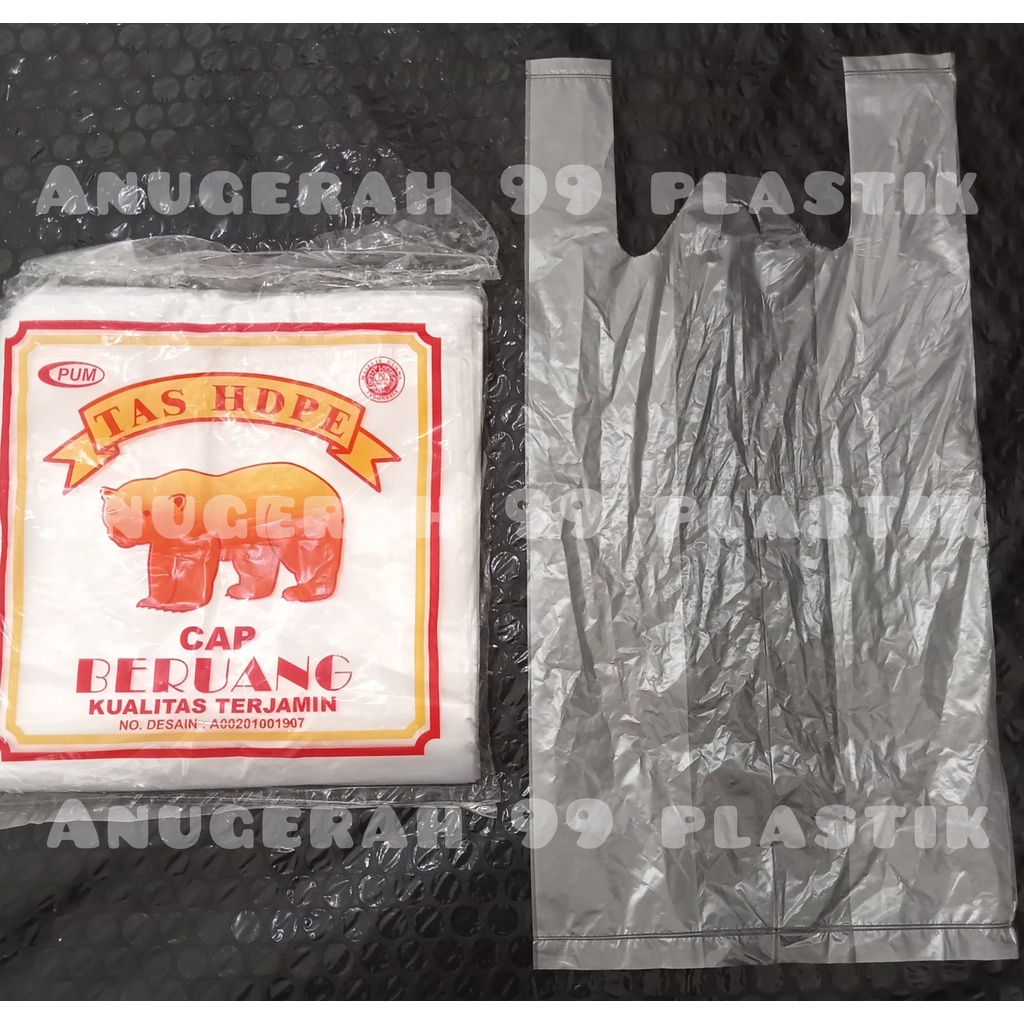 Jual Kantong Plastik Kresek/Asoy Bening ukuran 15 & 24 isi 100gr | Shopee Indonesia