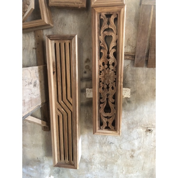 Jual Loster Ventilasi Udara Kayu Jati Ukuran 15X130cm | Shopee Indonesia