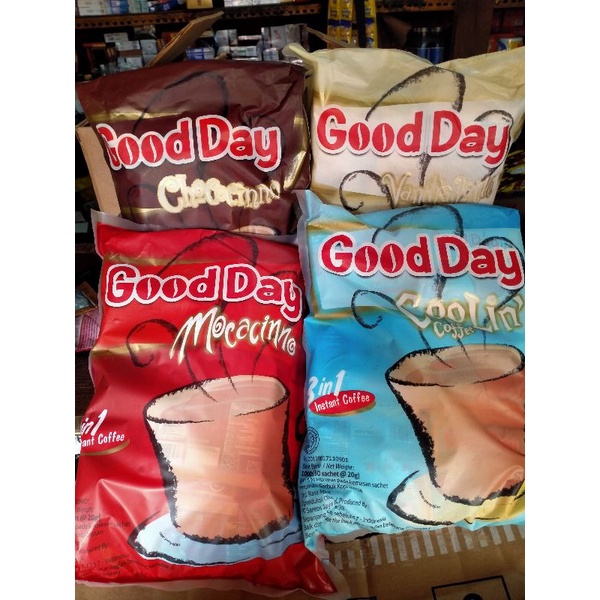 Jual Good Day 3in1 varian rasa, mocacinno, vanila latte, coolin ...