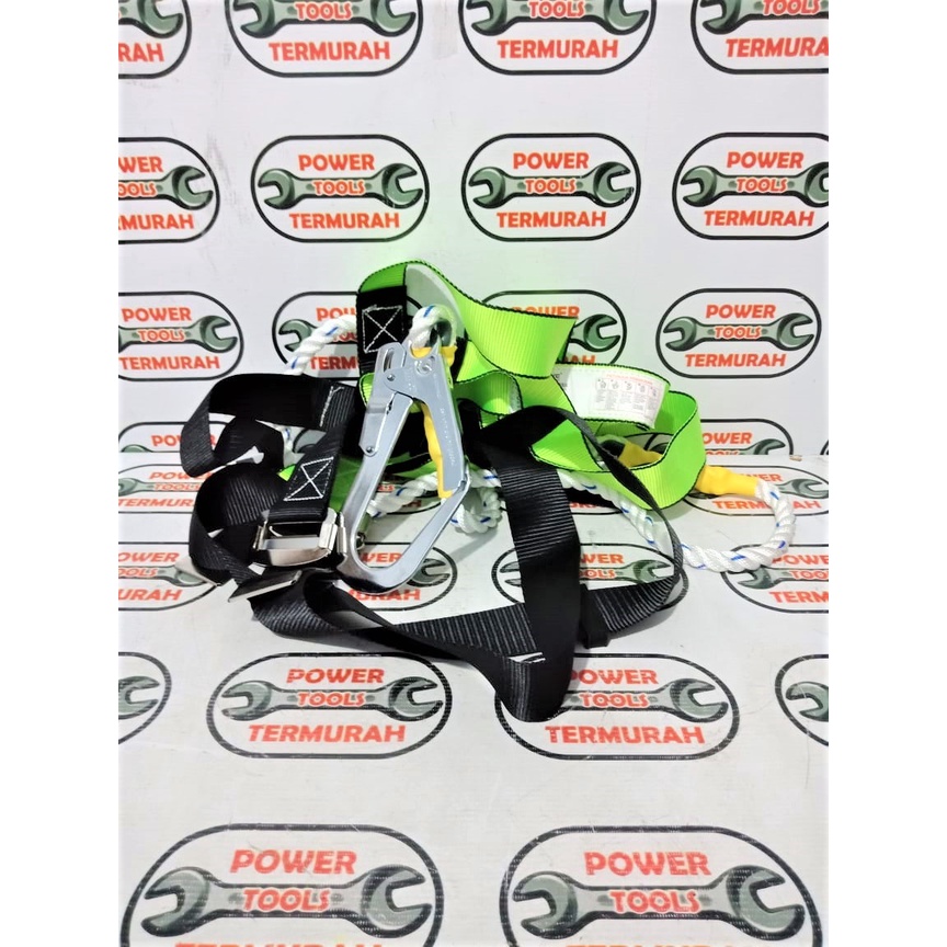 Jual Safety Belt Single Big Hook Full Body Harness Sabuk Pengaman SBP ...