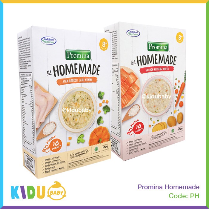 Jual Promina Homemade Makanan Pendamping Asi Bubur Tim Bayi MPASI Kidu ...