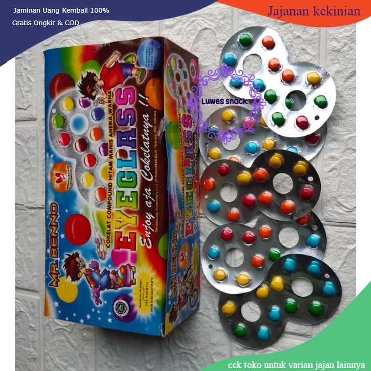 Jual jajan jadul - permen jadul - permen kacamata | Shopee Indonesia