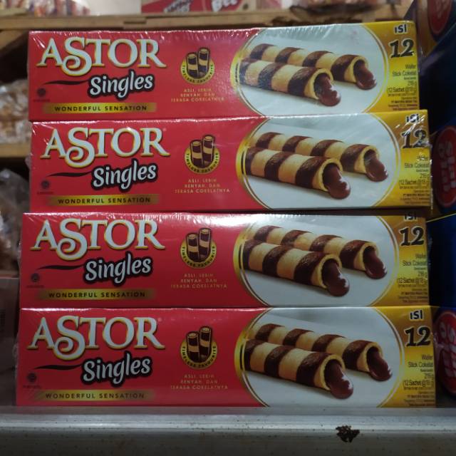 Jual ASTOR SINGLES / 1 BOX / 12 PCS | Shopee Indonesia