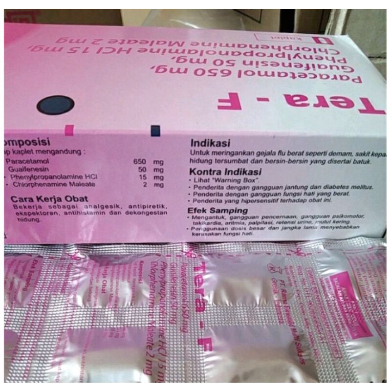 Jual Tera F obat pilek flu demam sakit kepala | Shopee Indonesia