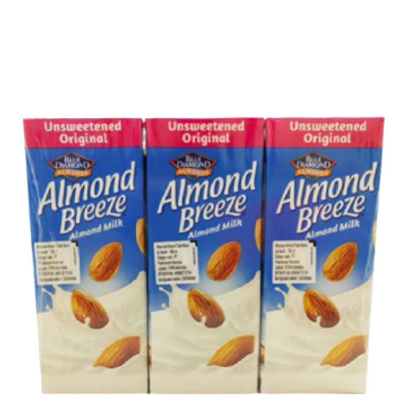 Jual Blue Diamond Almond Milk Susu Almond Original 3 x 180 mL | Shopee Indonesia