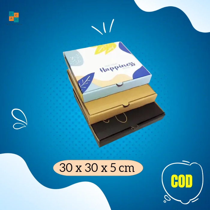 Jual Box 30x30x5 cm kardus kerdus karton polos kemasan hampers giftbox ...