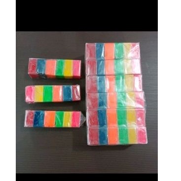 Jual (12pack) Plastisin 6warna 601 | Shopee Indonesia