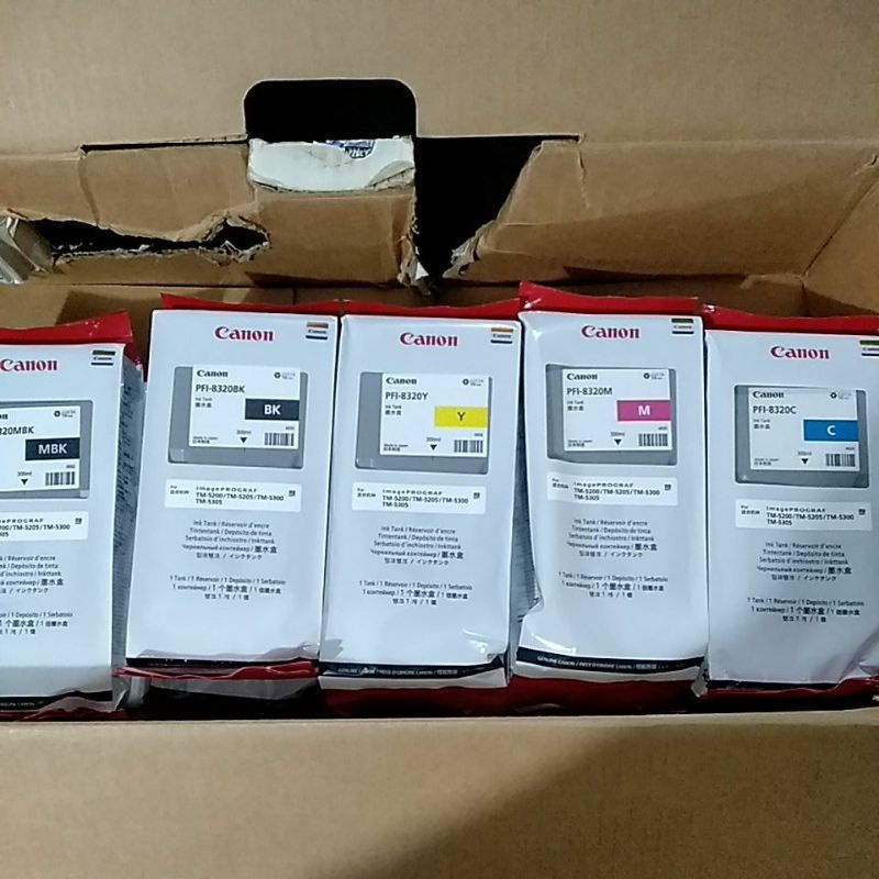 Jual PFI 8320 PFI-8320 PFI8320 original tinta plotter Canon TM 5200 TM 5300 TM5200 TM5300 TM ...