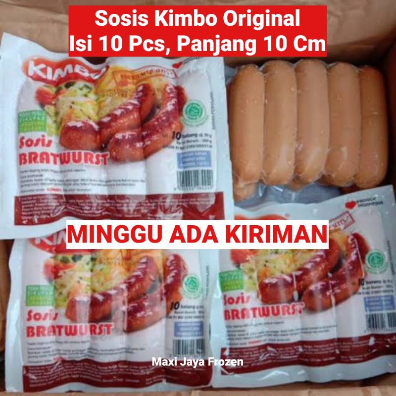 Jual Sosis Sapi Kimbo Bratwurst Mini Original 10 Pcs 500gr Halal ...