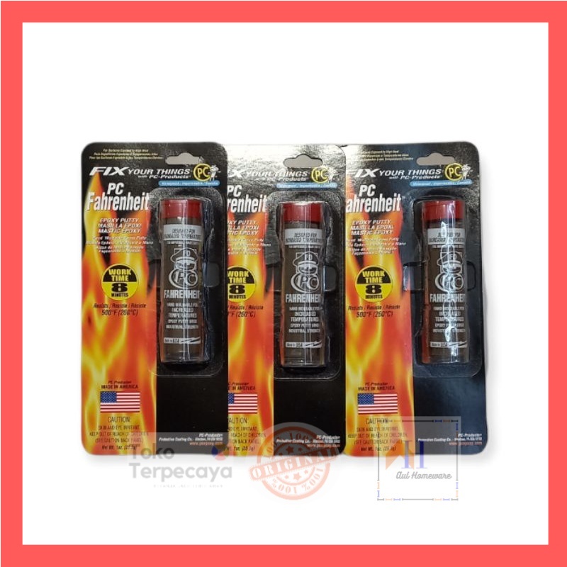 Jual Lem Pc-Fahrenheit 28.5 Gr/Lem Tahan Panas/Lem multifungsi | Shopee ...