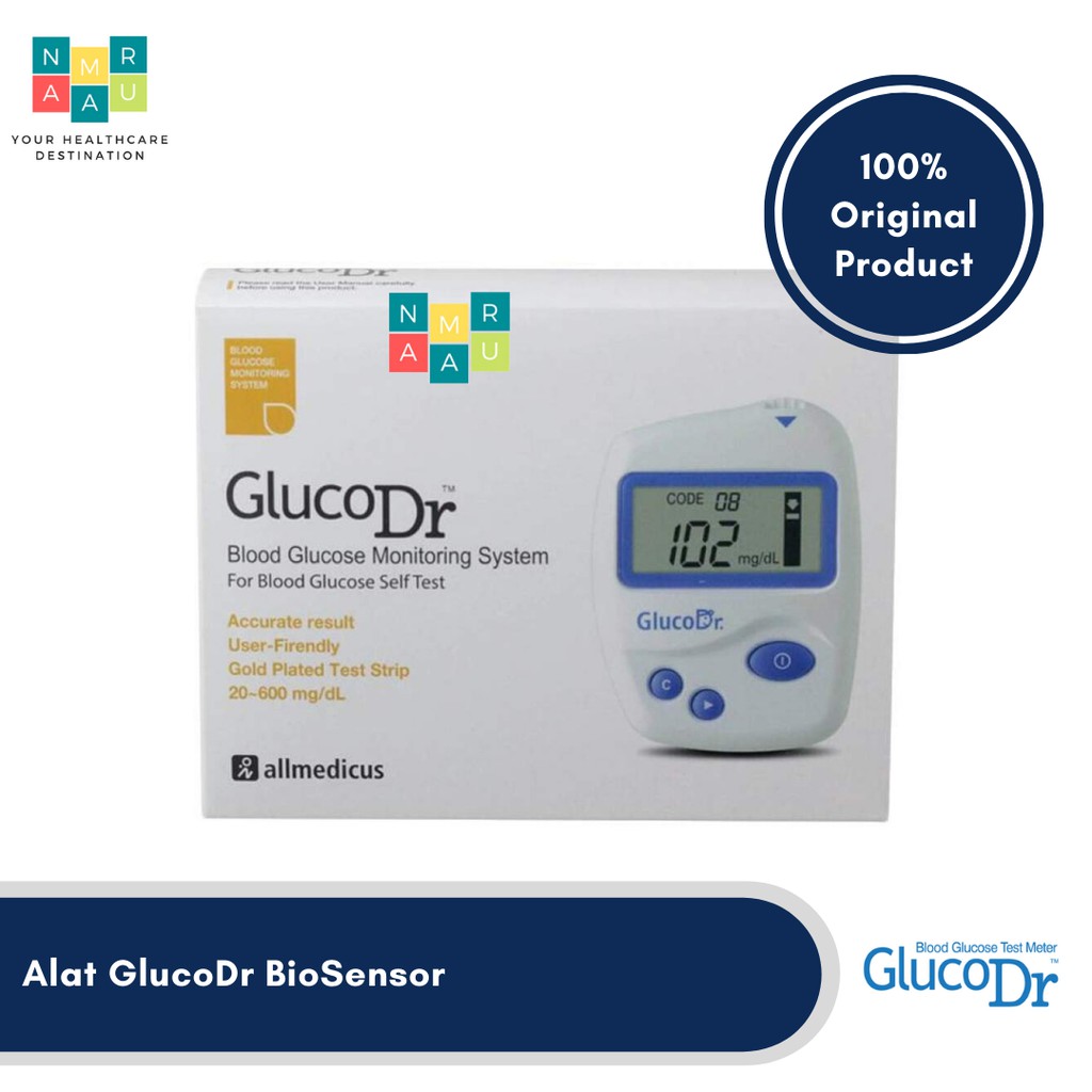 Jual Alat Cek Gula Darah GlucoDr Tanpa Strip Cek Glucosa Gluco Dr Bio ...