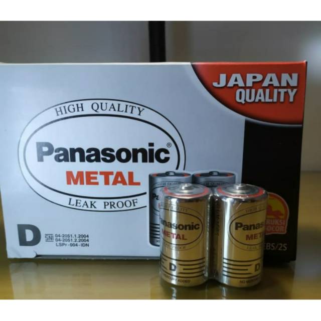Jual Batre Battery Baterai Size - D PANASONIC METAL Baterei BESAR ...