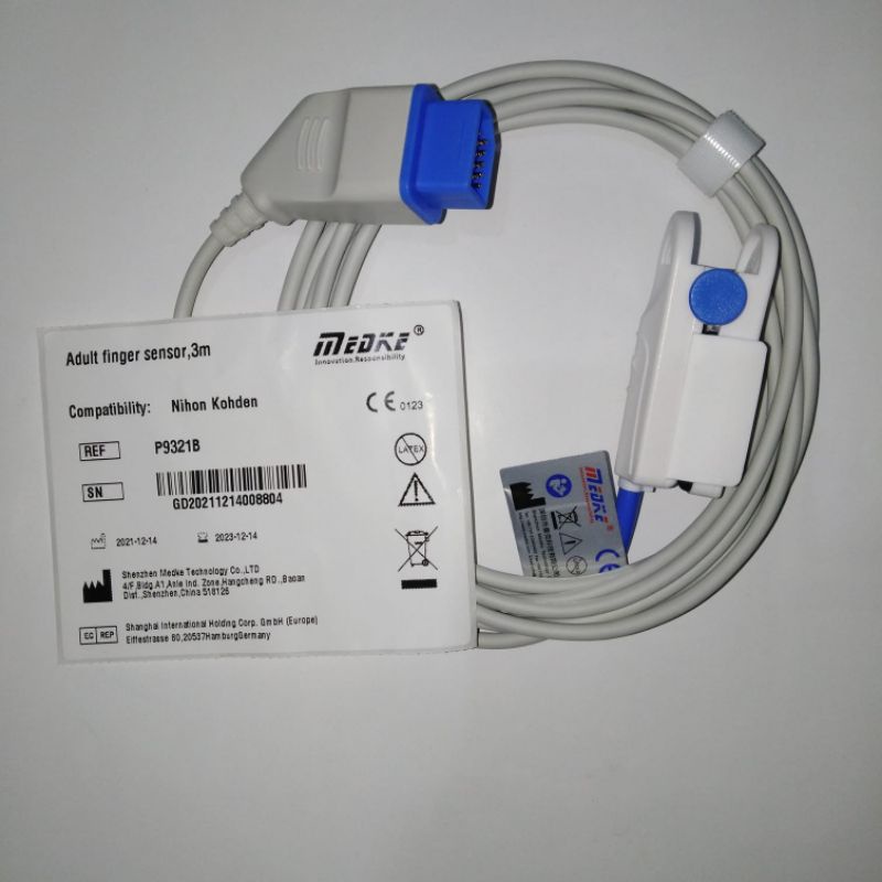 Jual spo2 adult 3m compatible pasien monitor nihon kohden | Shopee ...