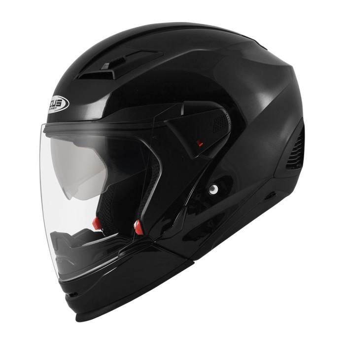 Jual Helm Full Face Zeus 611c Black Glossy MODULAR | Shopee Indonesia