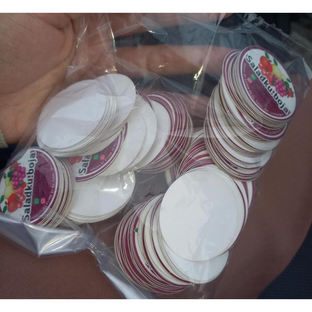 Jual sticker Label bulat berbagai ukuran | Shopee Indonesia