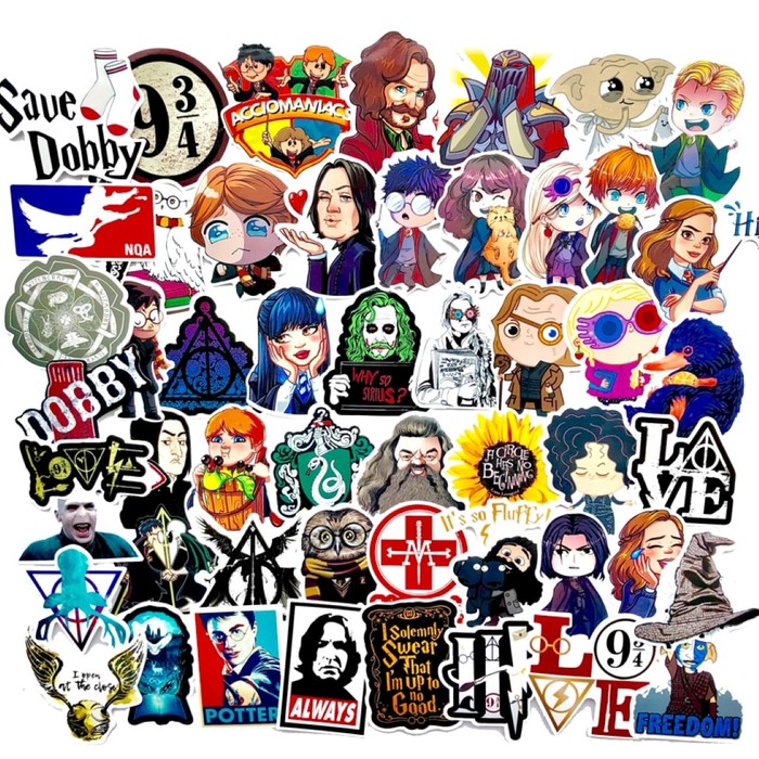 Jual Sticker / Stiker Diffuser Harry Potter, Star Wars Essential Oil ...