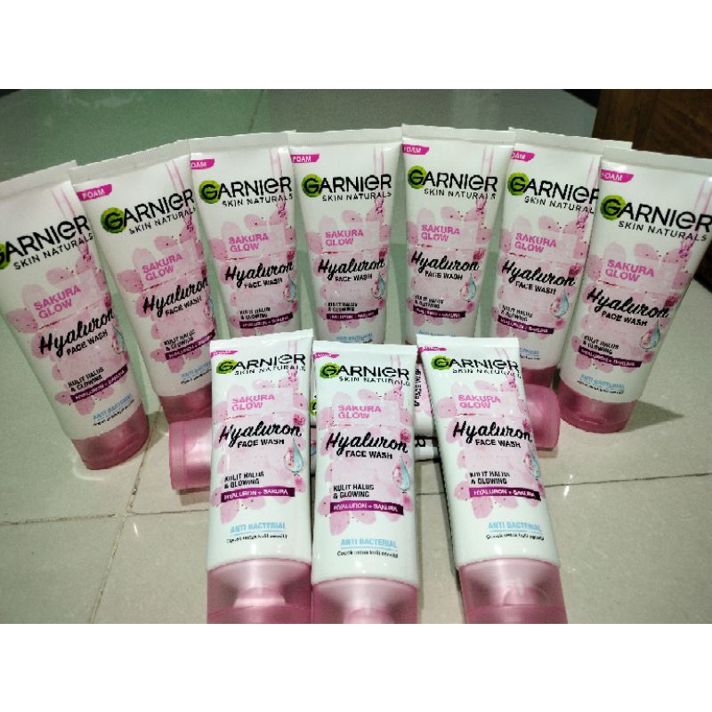 Jual PROMO GARNIER PENCUCI MUKA SKIN NATURALS FACIAL FOAM SAKURA 100ML ...