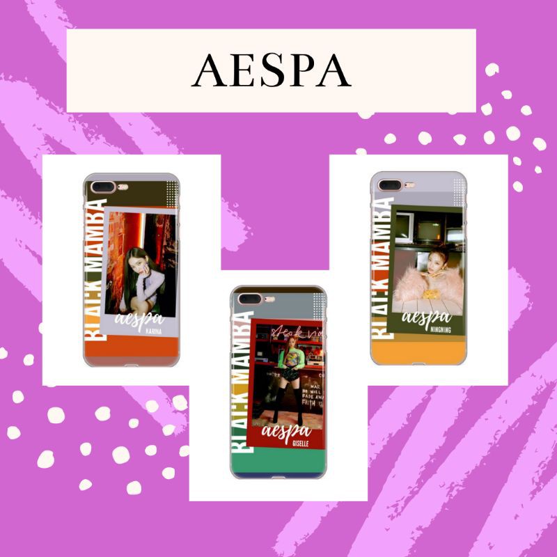 Jual (AESPA) Case Aespa Teaser Polaroid Edition Softcase Anticrack ...