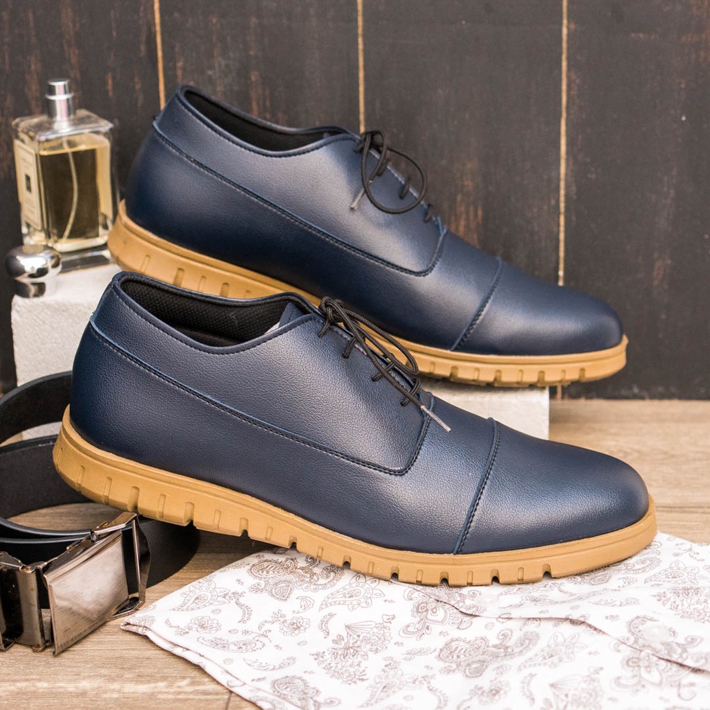 Jual PAULMAY - Sepatu Formal Pria Modena 08 Navy | Shopee Indonesia