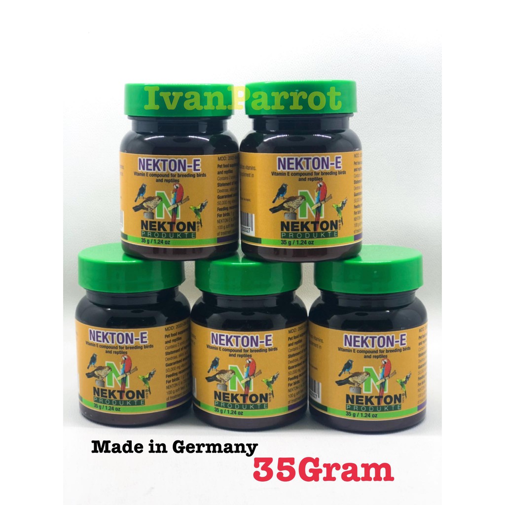 Jual NEKTON E MULTIVITAMIN PARROT MADE IN GERMAN | Shopee Indonesia