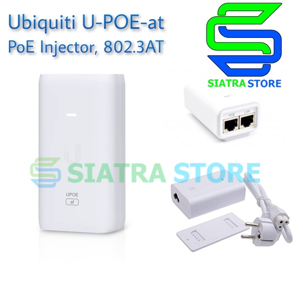 Jual Ubiquiti U-POE-at 48V 30W |U POE AT 48V 30W Untuk UBNT U6 Series ...