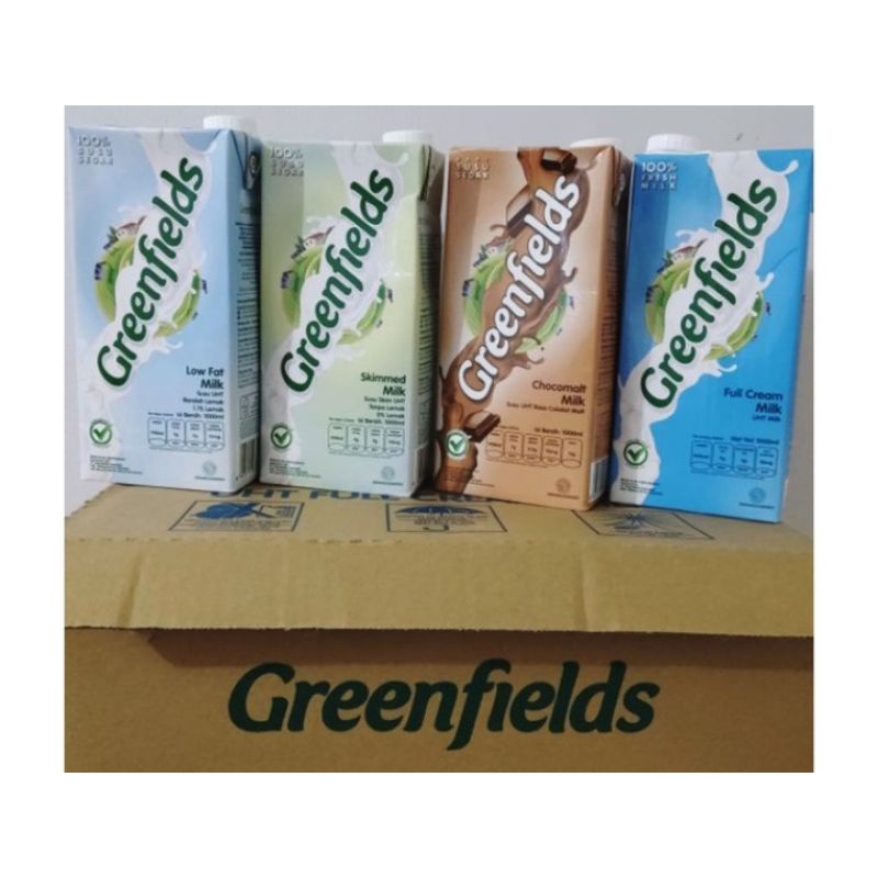 Jual Susu UHT Greenfields 1 liter Eceran | Shopee Indonesia