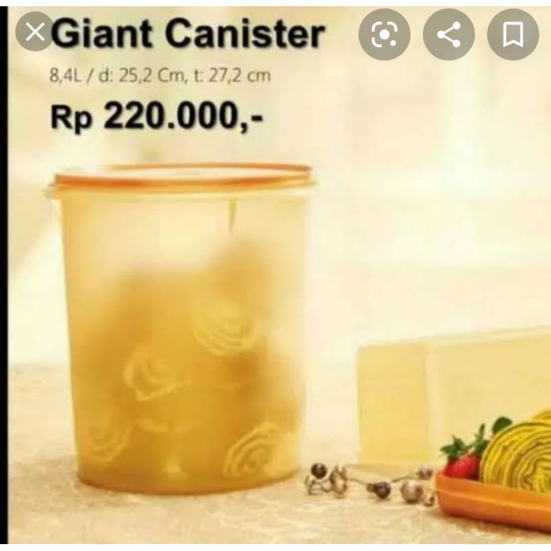 Jual Giant Canister Tupperware | Shopee Indonesia