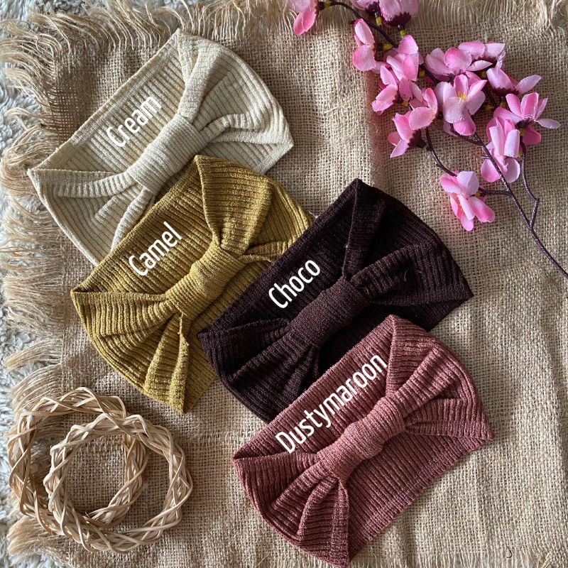 Jual INNER RAJUT BANDANA BANDO PITA STANDAR (11500) | Shopee Indonesia