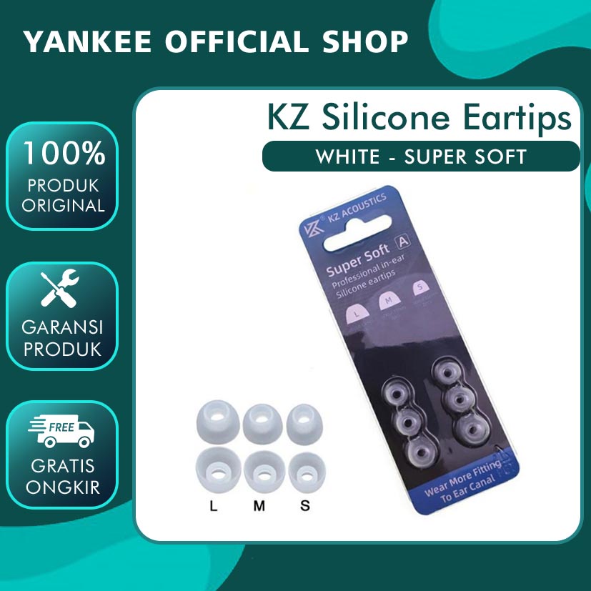 Jual KZ Eartips Original 3 Pair (6pcs) Noise Isolating Comfortable ...