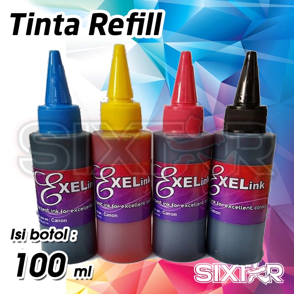 Jual Tinta Infus / Refill Printer Canon HP Epson 100ml | Shopee Indonesia