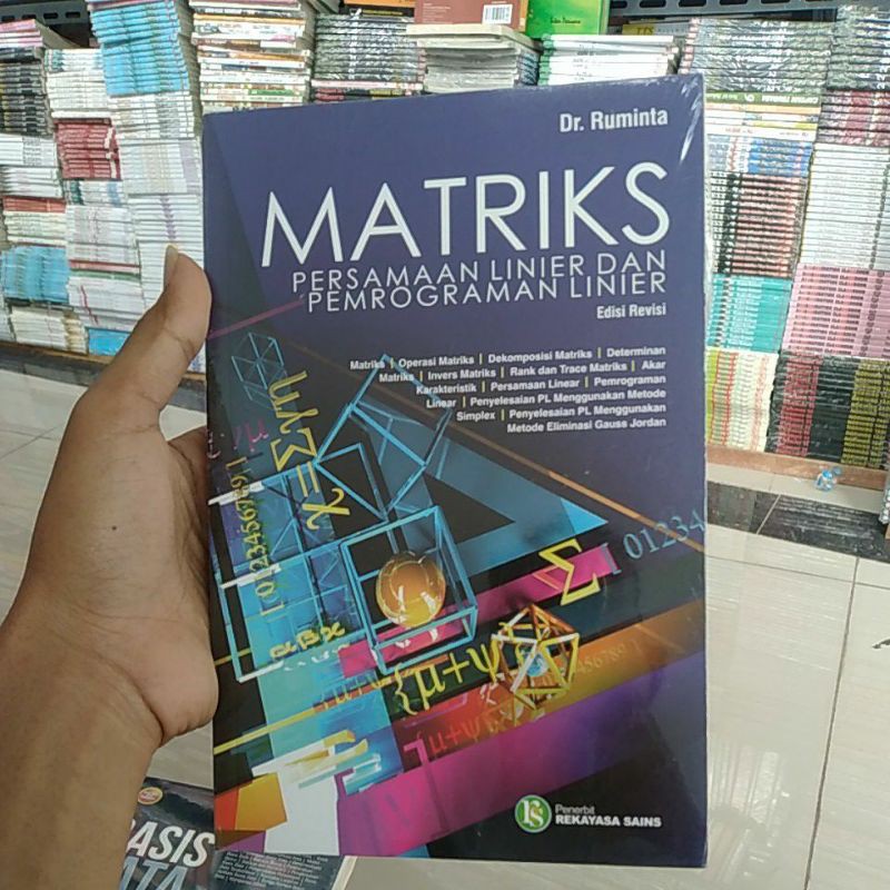 Jual BUKU MATRIKS PERSAMAAN LINEAR DAN PEMROGRAMAN LINEAR | Shopee ...