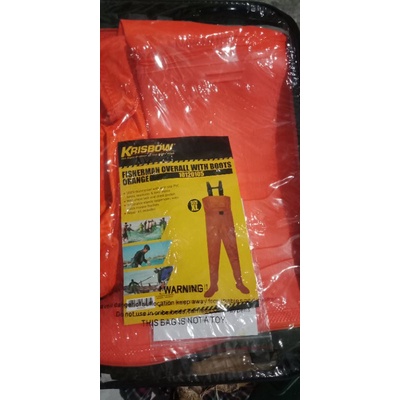 Jual CHEST WADERS ORANGE oren oranye waders chest krisbow pakaian ...