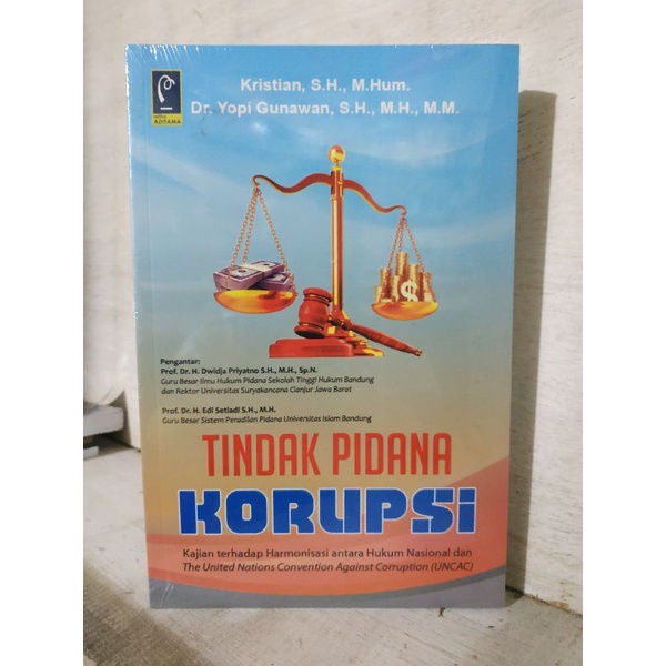 Jual [Original] Buku Tindak Pidana Korupsi Kajian Terhadap Harmonisasi ...