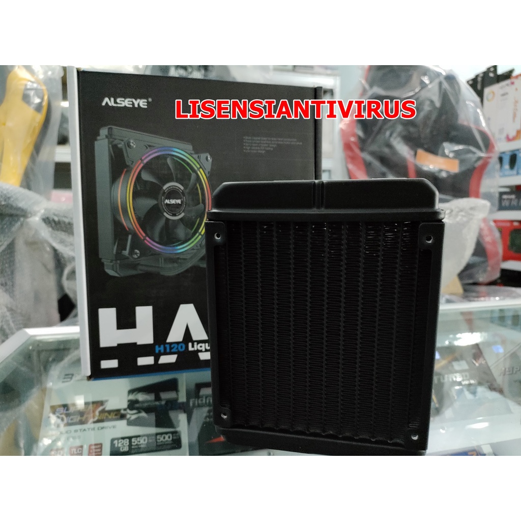 Jual Water Cooling Alseye HALO H120 Liquid CPU Cooler RGB Fan Case 12cm ...