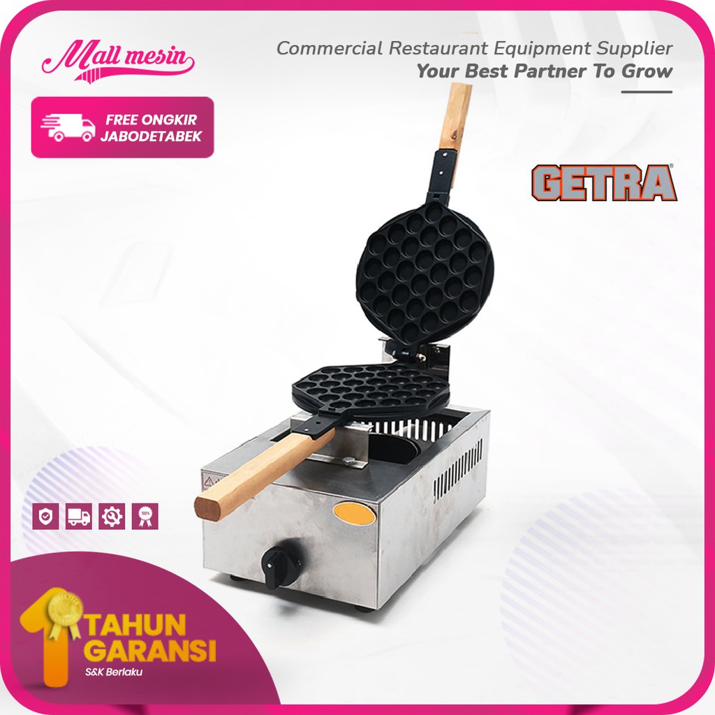 Jual Mesin Pembuat Waffle Telur GETRA All Varian | Official Distributor ...