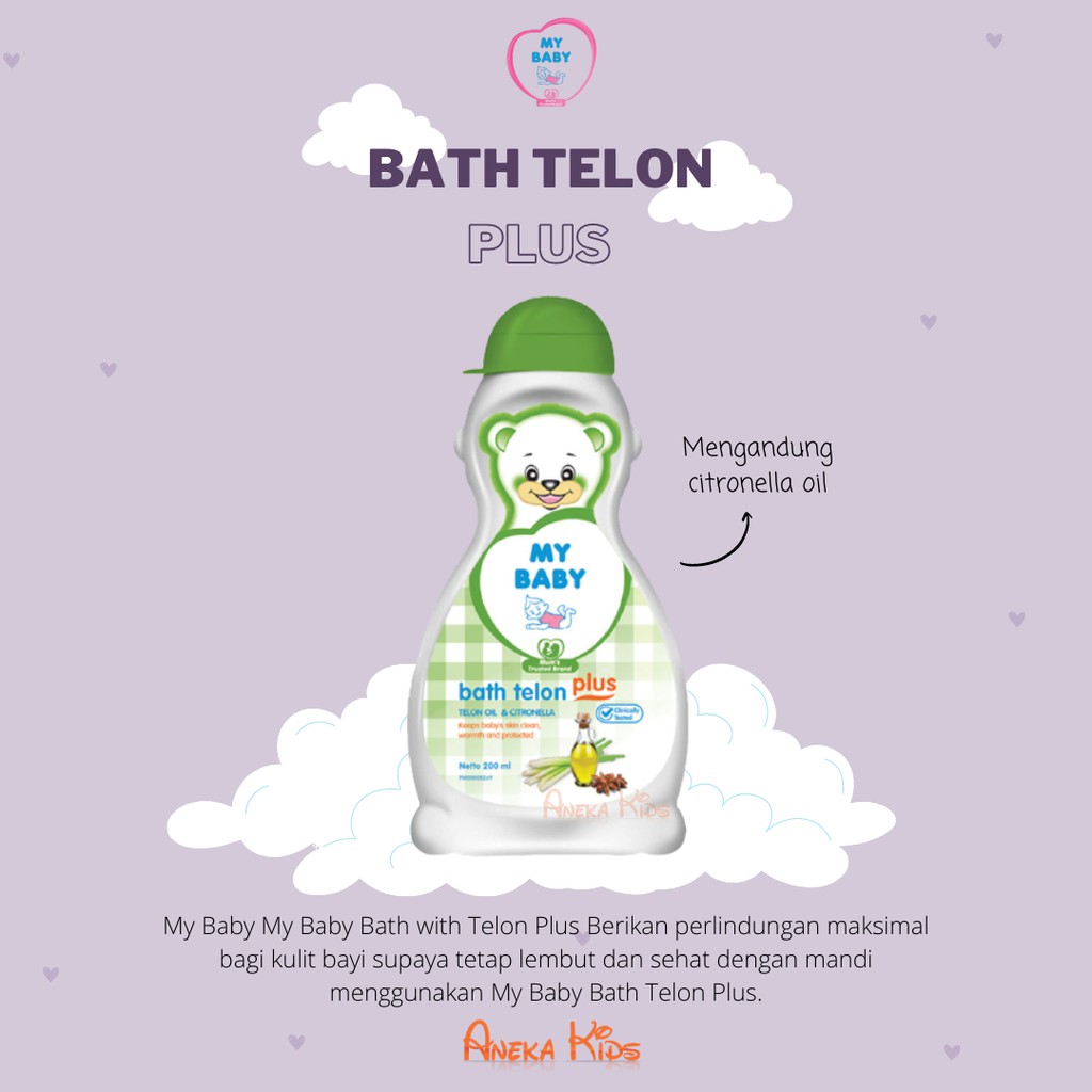 Jual My Baby Bath with Telon Plus 200/400 ml | Shopee Indonesia