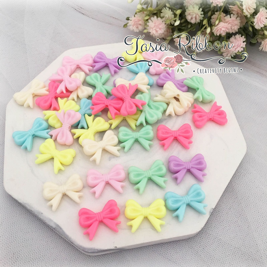 Jual Mote Pastel Bowtie Small (Mote 351) | Shopee Indonesia