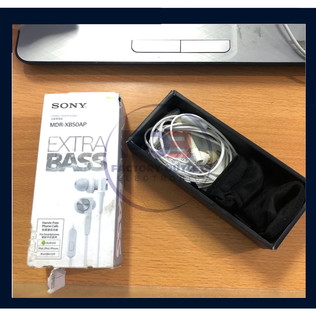 Jual Sony MDR XB50AP / MDR-XB50AP In-Ear Extra Bass EX DISPLAY NO ...