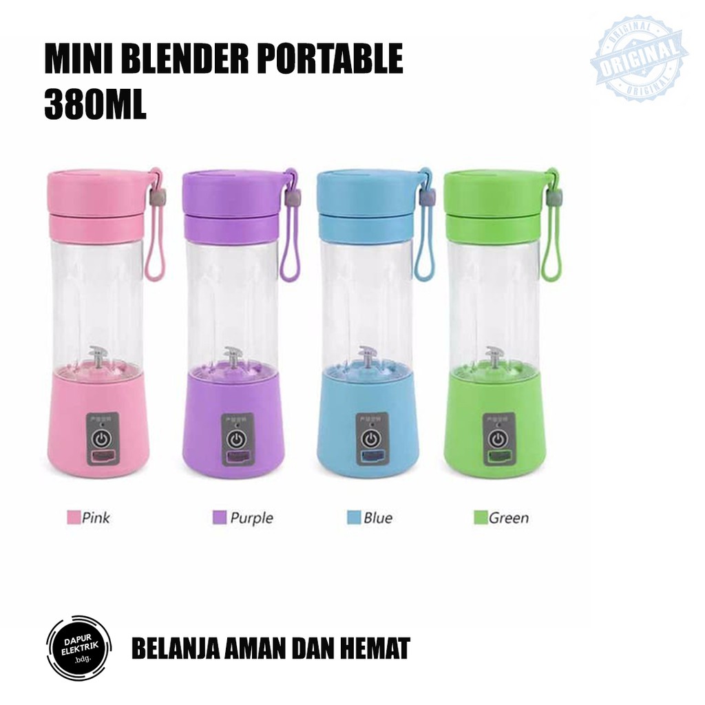 Jual Blender Mini Portable 380ml Blender Murah Blender Elektrik ...
