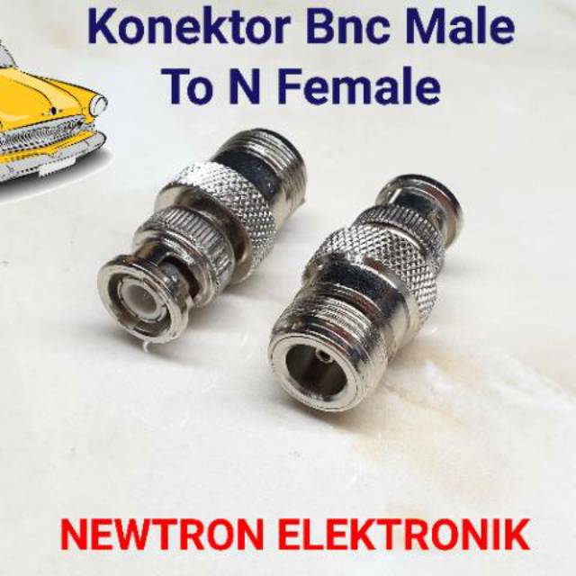Jual Konektor BNC Male To N Female Connector Sambungan cocok untuk Antena HT Rig Duplexer SWR ...