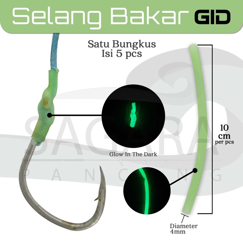 Jual Selang Bakar GID Selongsong Bakar GID Heat Shrink GID Assist Hook ...