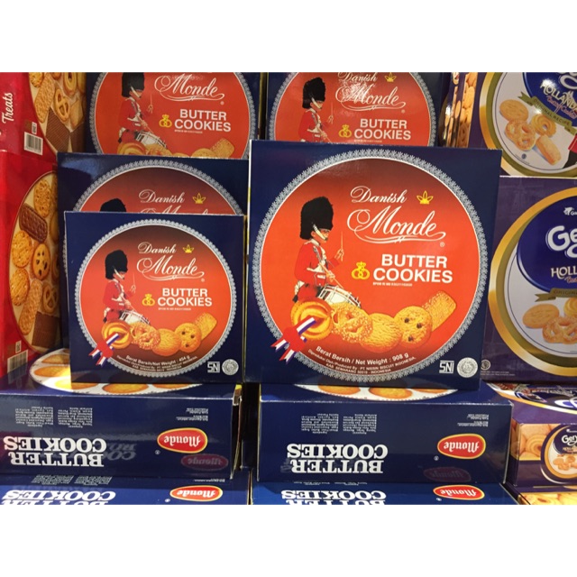 Jual Monde Butter Cookies 908gr / 454gr | Shopee Indonesia