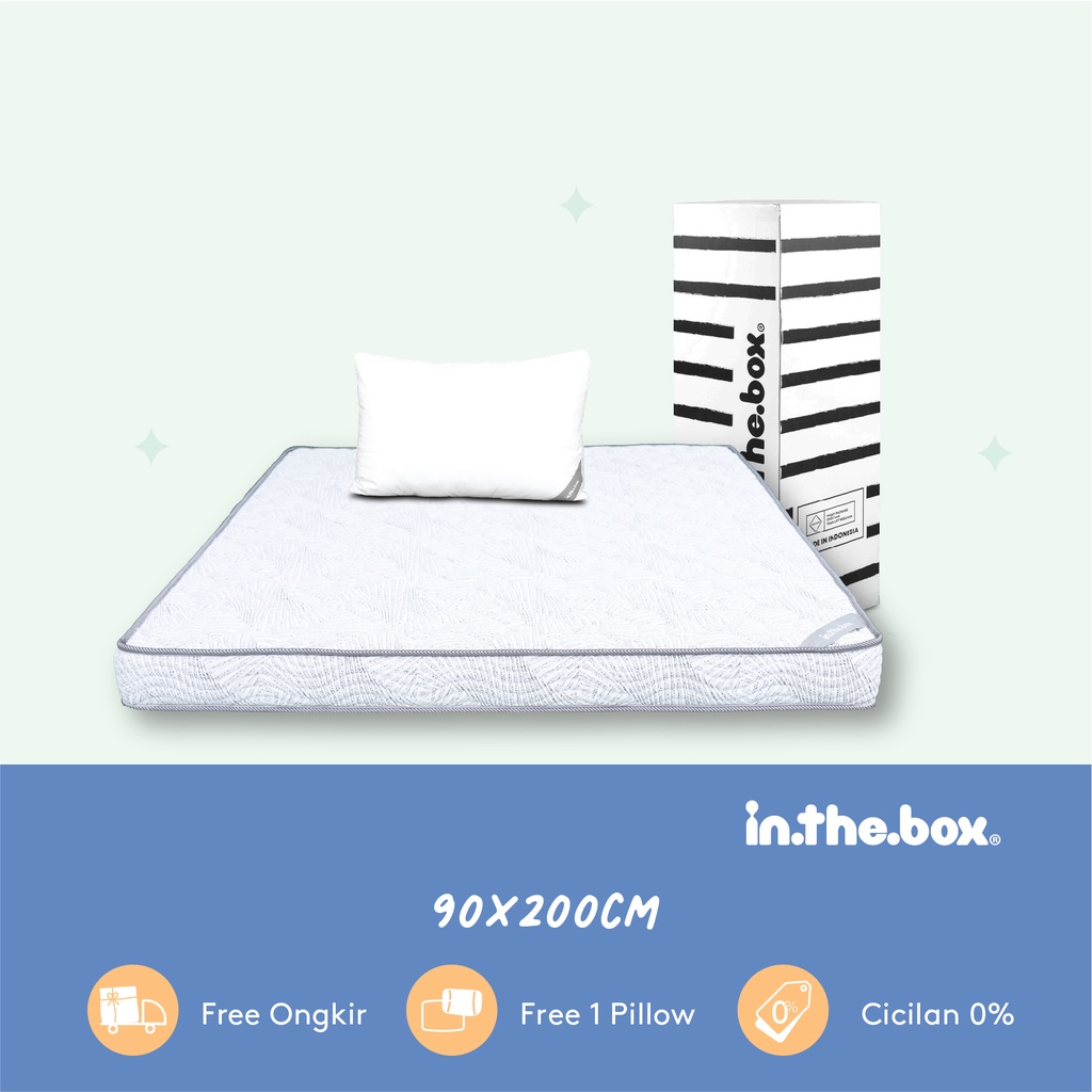 Jual Matras In The Box HYBRID Tebal 15cm Ukuran 90x200 Kasur Spring Bed ...