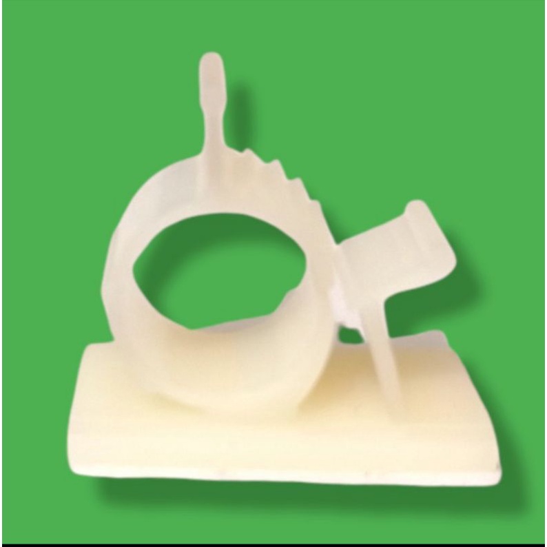 Jual Nylon Adhesive Cable Clamp Clip Step MINIMAL 10 pcs | Shopee Indonesia