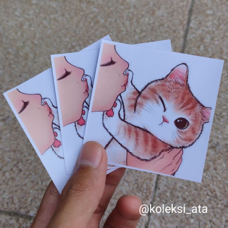 Jual STIKER KUCING COMEL | Shopee Indonesia