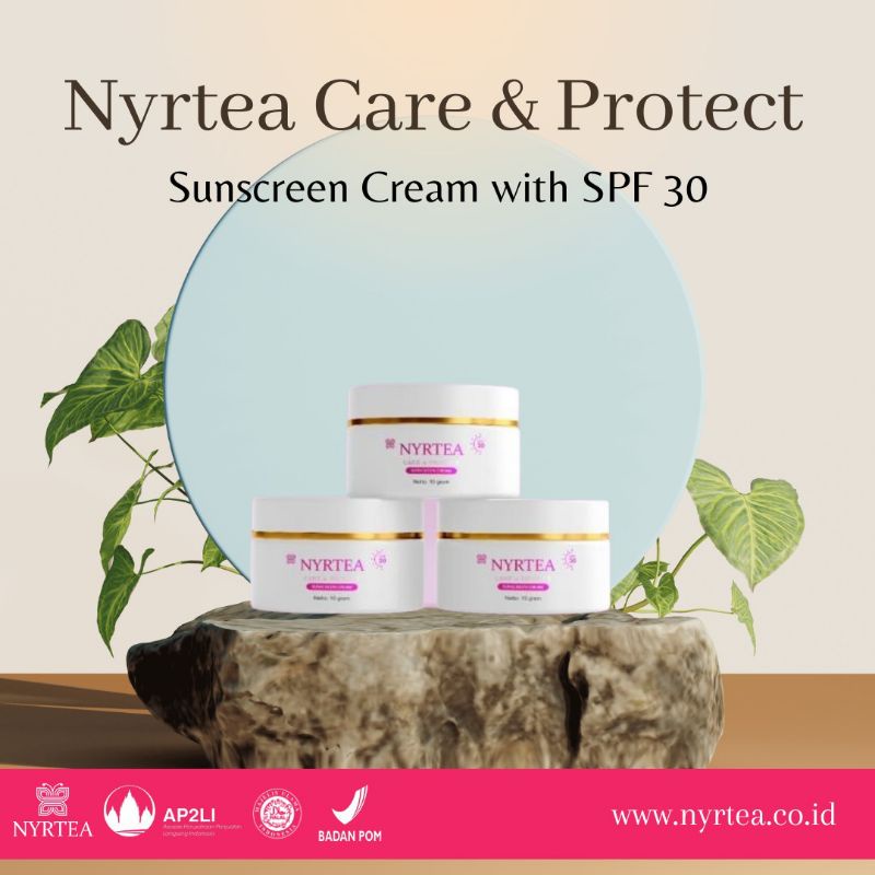 Jual NYRTEA sunscren 1box free member | Shopee Indonesia