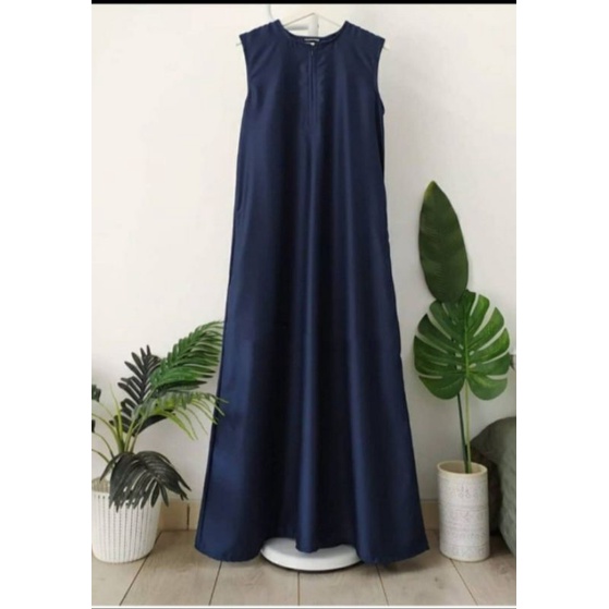 Jual (BISA COD) Inner Dress Tiffany Twill Premium Bahan melar tebal ...