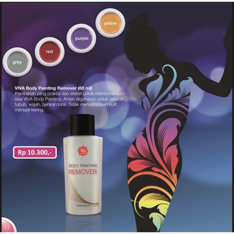Jual viva body painting remover | Shopee Indonesia